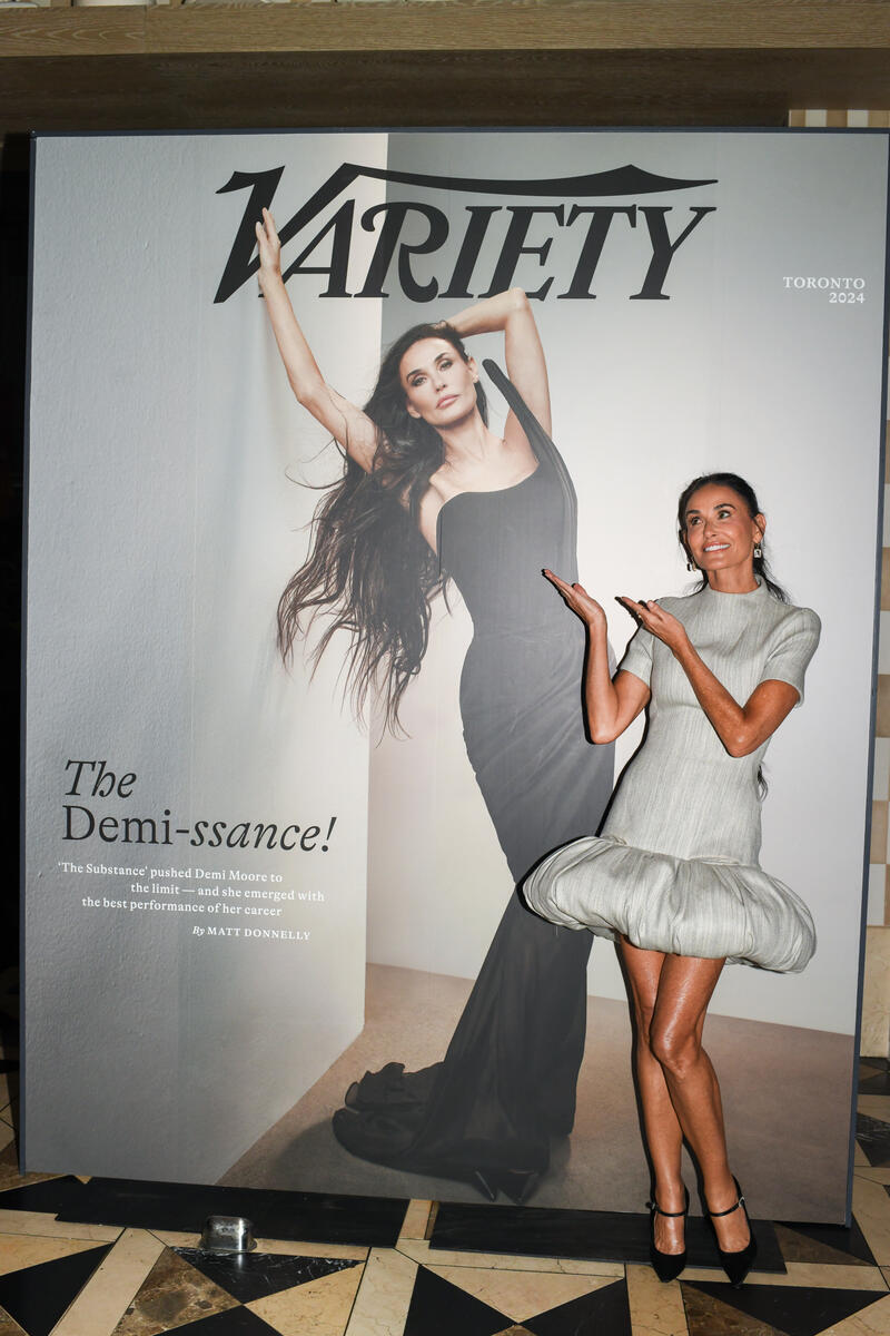 Demi Moore Shines at Variety TIFF 2024 Cover Party at Daphne ...