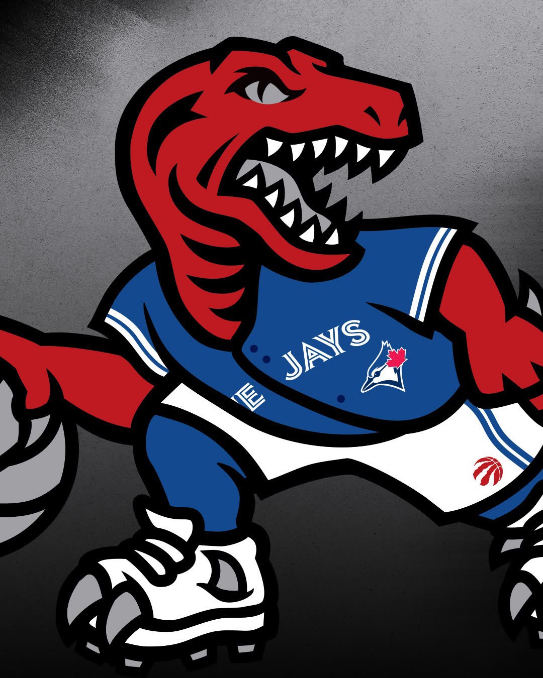 Toronto Raptors Show World Series Support with Blue Jays Logo Colab ...