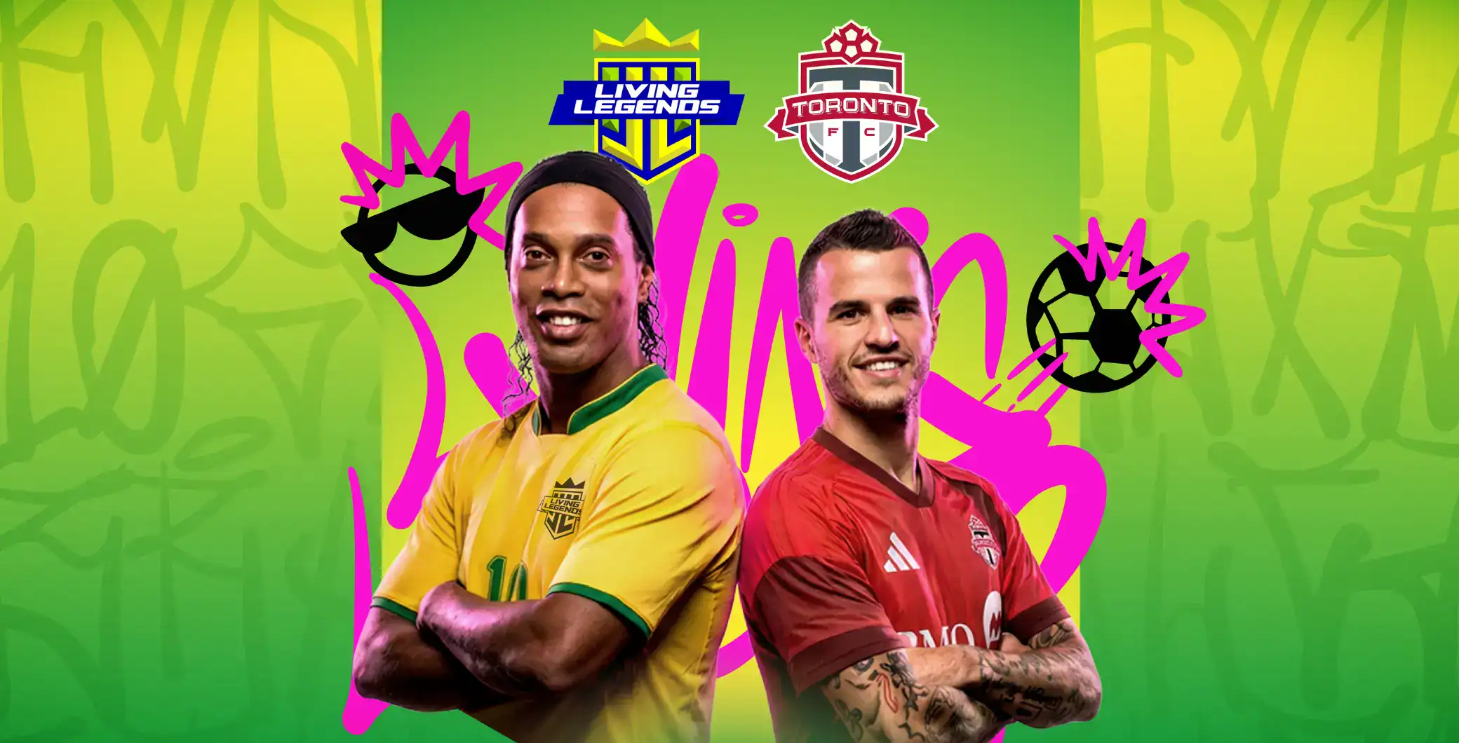Ronaldinho Takes Toronto: Brazil Legends vs. Toronto FC Legends at BMO ...